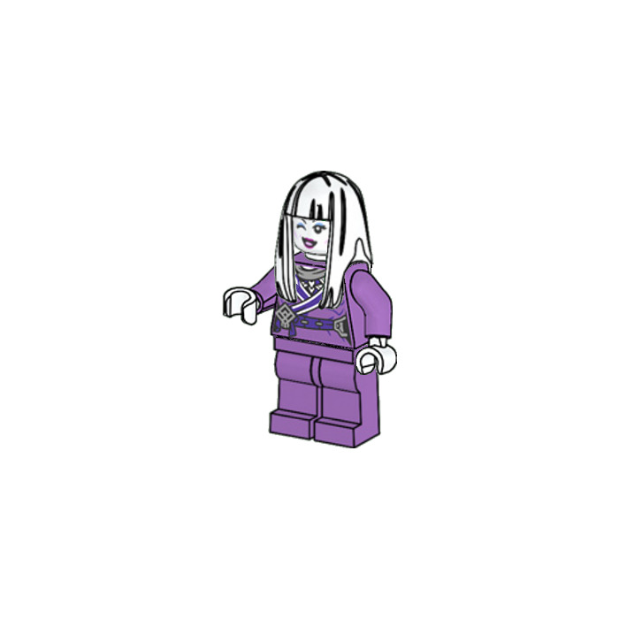 LEGO White Bone Demon with Medium Lavender Outfit Minifigure | Brick ...