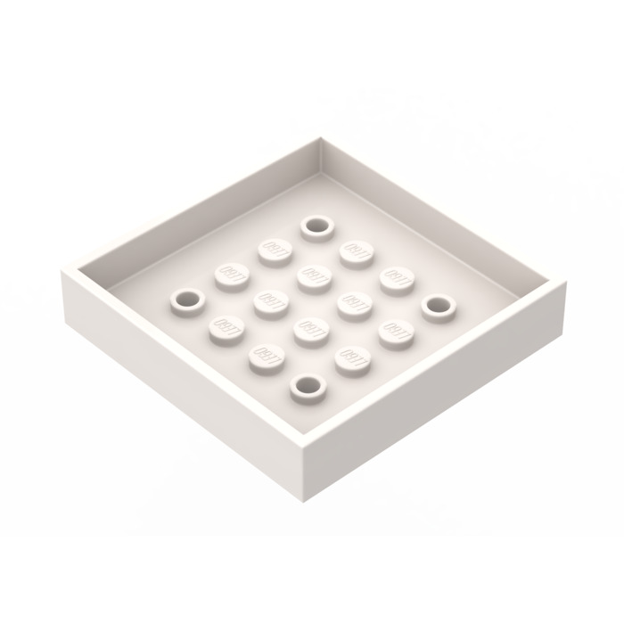 LEGO White Box 6 x 6 Bottom (4452) | Brick Owl - LEGO Marketplace