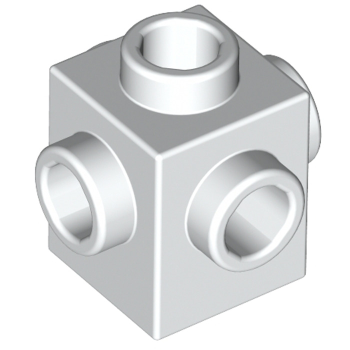 LEGO White Brick 1 x 1 with Studs on Four Sides (4733) | Brick Owl ...
