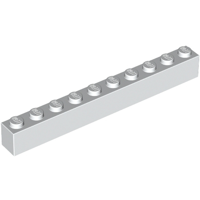 LEGO White Brick 1 x 10 (6111) | Brick Owl - LEGO Marketplace