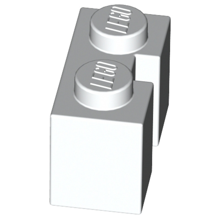 LEGO White Brick 1 x 2 with Groove (4216) | Brick Owl - LEGO Marketplace