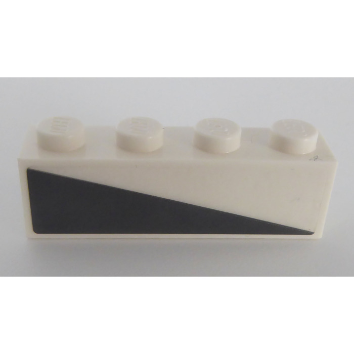 LEGO Brick 1 x 4 with Gray Triangle - Right Sticker (3010) | Brick Owl ...