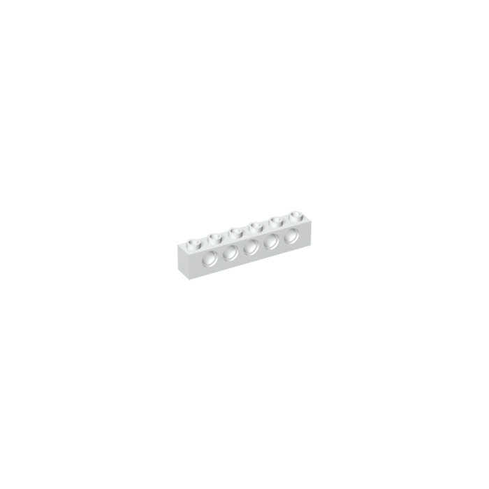 LEGO White Brick 1 x 6 with Holes (3894) | Brick Owl - LEGO Marketplace