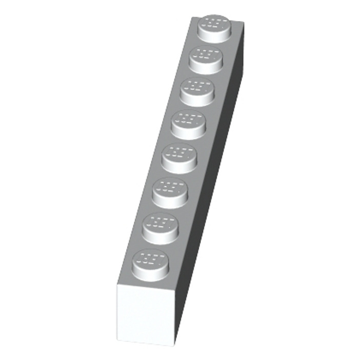 LEGO White Brick 1 x 8 (3008) | Brick Owl - LEGO Marketplace