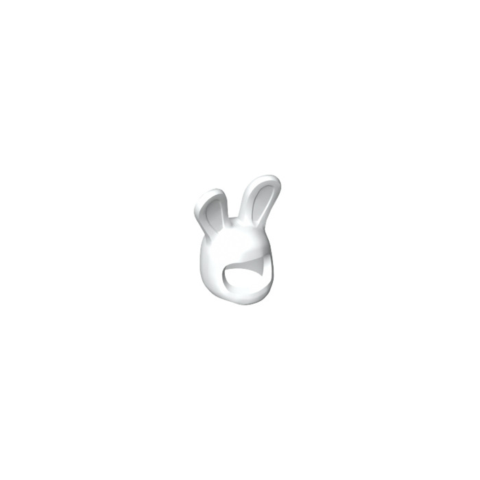LEGO White Bunny Helmet with Long Ears (99244) | Brick Owl - LEGO ...