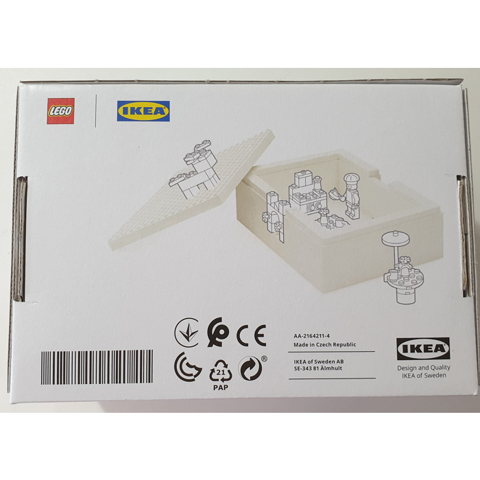 LEGO White BYGGLEK boxes, set of 3 (PE770441) | Brick Owl - LEGO ...