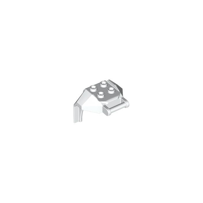 LEGO White Chest Armor with 4 Studs and Bar Handle (27167) | Brick Owl