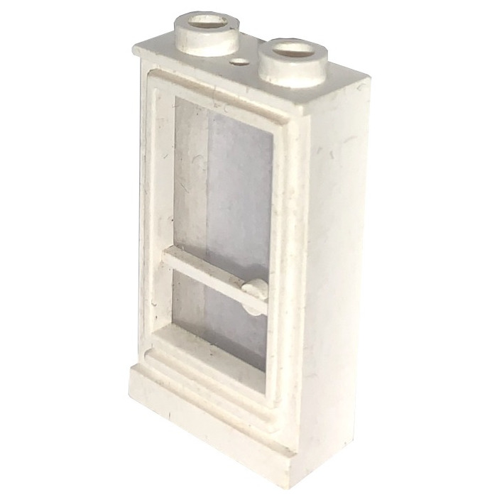 LEGO White Classic Door 1 x 2 x 3 Left with Glass | Brick Owl - LEGO ...