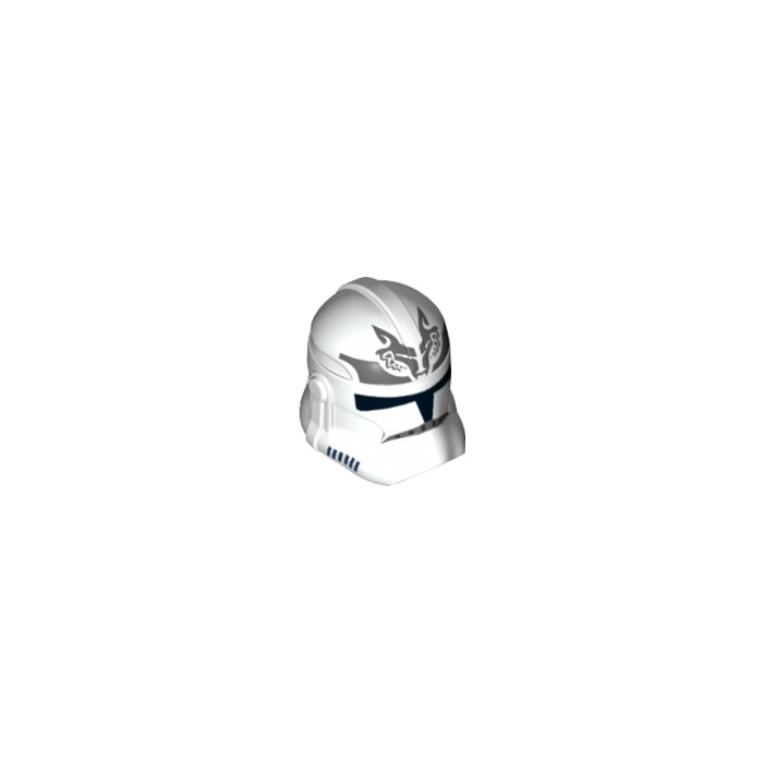 LEGO Clone Trooper Helmet (Phase 2) with Wolf Pack Gray (11217 / 17070 ...