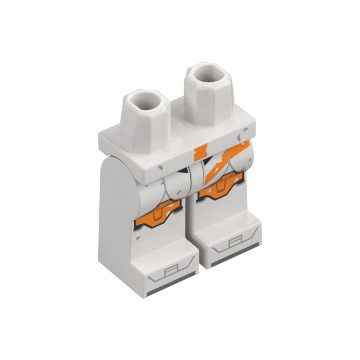 LEGO White Commander Cody with Orange Visor Minifigure Hips and Legs ...