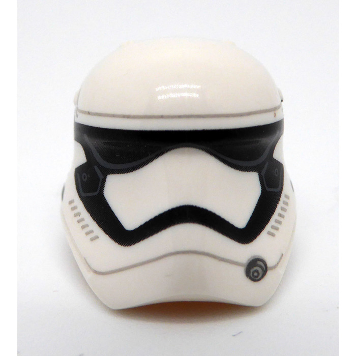 LEGO White Curved Stormtrooper Helmet with First Order Markings with ...