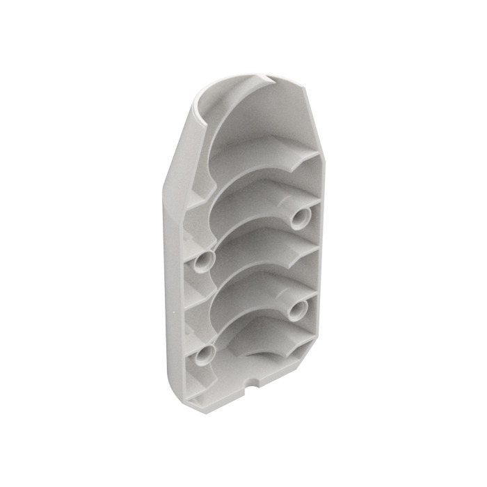 LEGO White Cylinder 6 x 3 x 10 Half with Pin Holes (57792) | Brick Owl