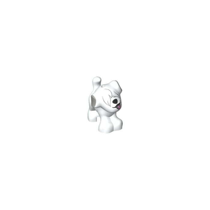 LEGO White Dog - Puppy with Fur Over Eyes (36961 / 75739) | Brick Owl