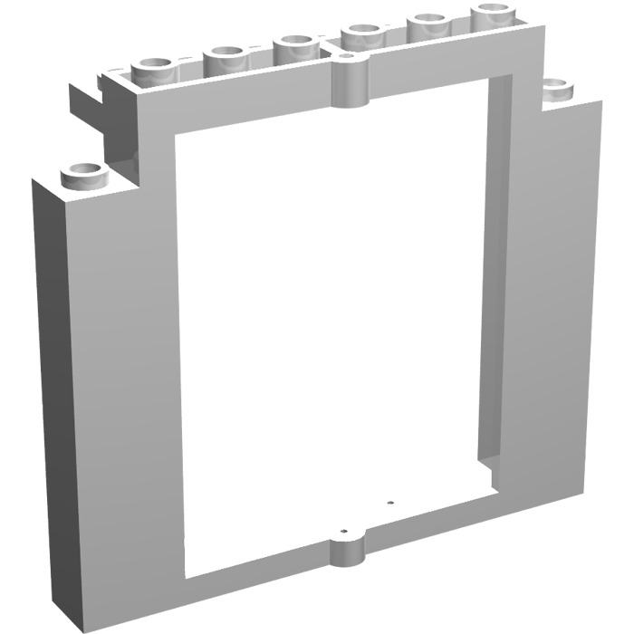 LEGO Door Frame 2 x 8 x 6 Revolving without Bottom Notches (40253 ...