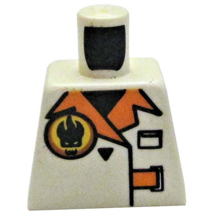 LEGO White Dr. Inferno Torso without Arms (973) | Brick Owl - LEGO ...