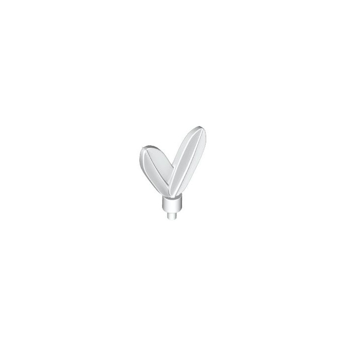 LEGO White Feathers Plume with Small Pin (28958 / 30126) | Brick Owl