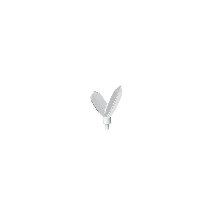 LEGO White Feathers Plume with Small Pin (28958 / 30126) | Brick Owl ...