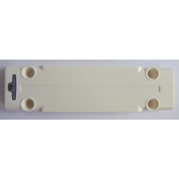 LEGO Flat Panel 3 x 11 with Blue 'BLUETEC' and Black '6' Sticker (15458 ...