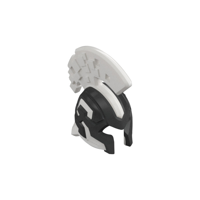 LEGO Helmet with Plume with Pearl Dark Gray (6889) | Brick Owl