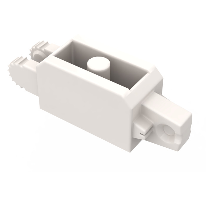 LEGO White Hinge Brick 1 x 2 Vertical (30386 / 39893) | Brick Owl