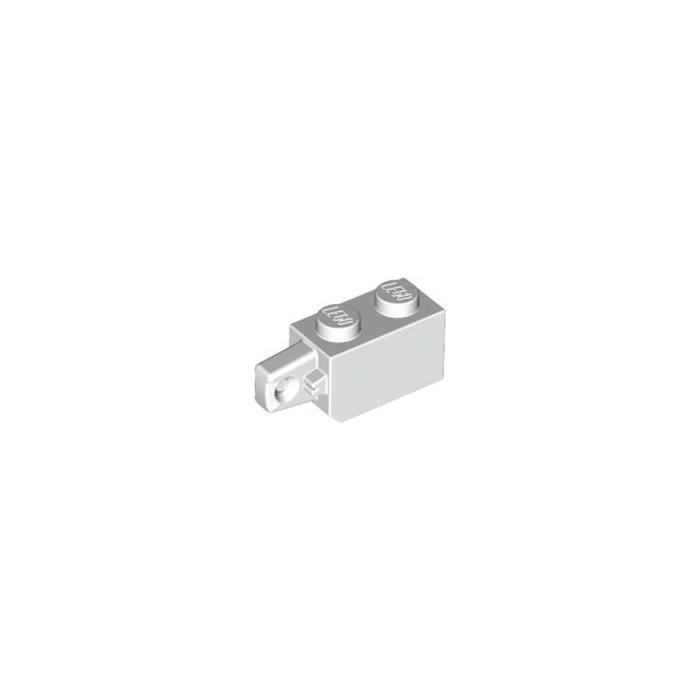 LEGO White Hinge Brick 1 x 2 with Vertical Finger (30364 / 51478 ...