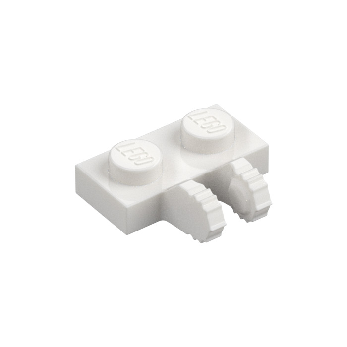 LEGO White Hinge Plate 1 x 2 with Dual Fingers (50340 / 60471) | Brick ...