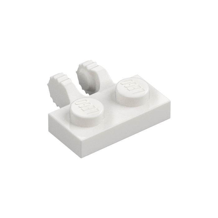 LEGO White Hinge Plate 1 x 2 with Dual Fingers (50340 / 60471) | Brick ...