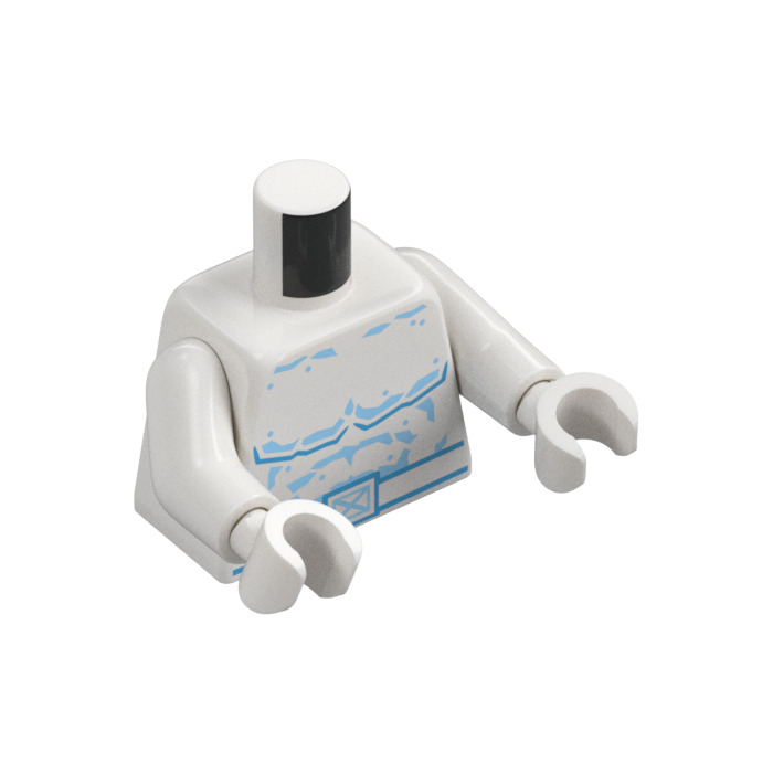 LEGO White Iceman Minifig Torso (973 / 76382) | Brick Owl