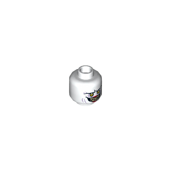 LEGO White Jestro with Dark Purple and Red Outfit Minifigure Head (3626 ...