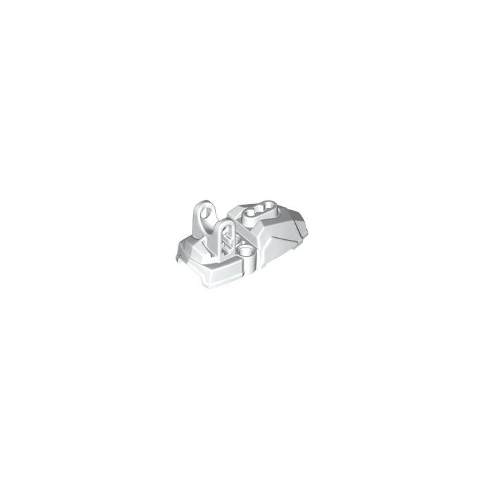 LEGO White Large Figure Foot with Ball Socket (90661) | Brick Owl