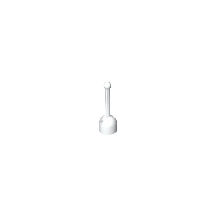 LEGO White Lever Base with White Lever (4592 / 73587) | Brick Owl ...