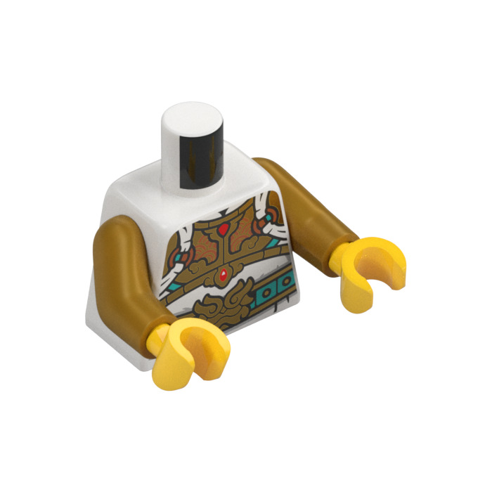 LEGO Li Jing Minifig Torso (973 / 76382) | Brick Owl - LEGO Marketplace