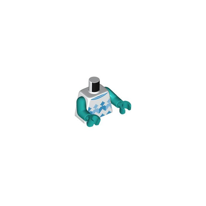 LEGO White Lily Minifig Torso (973) | Brick Owl - LEGO Marketplace