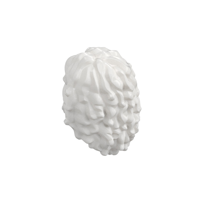 LEGO White Long Tousled Hair with Center Parting (20595 / 37998 ...