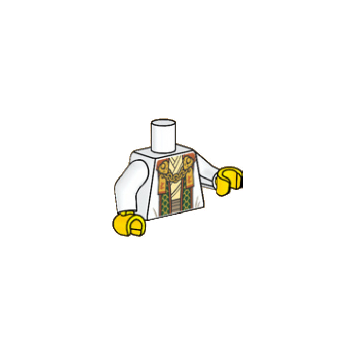 LEGO White Master Lloyd Torso (973 / 76382) | Brick Owl - LEGO Marketplace