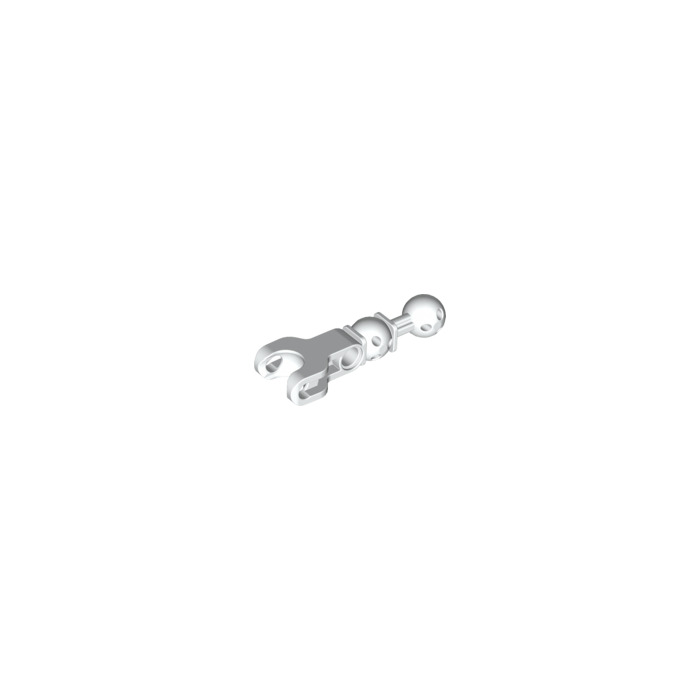 LEGO White Medium Ball Joint on Axle with Ball Socket and Beam (90608 ...