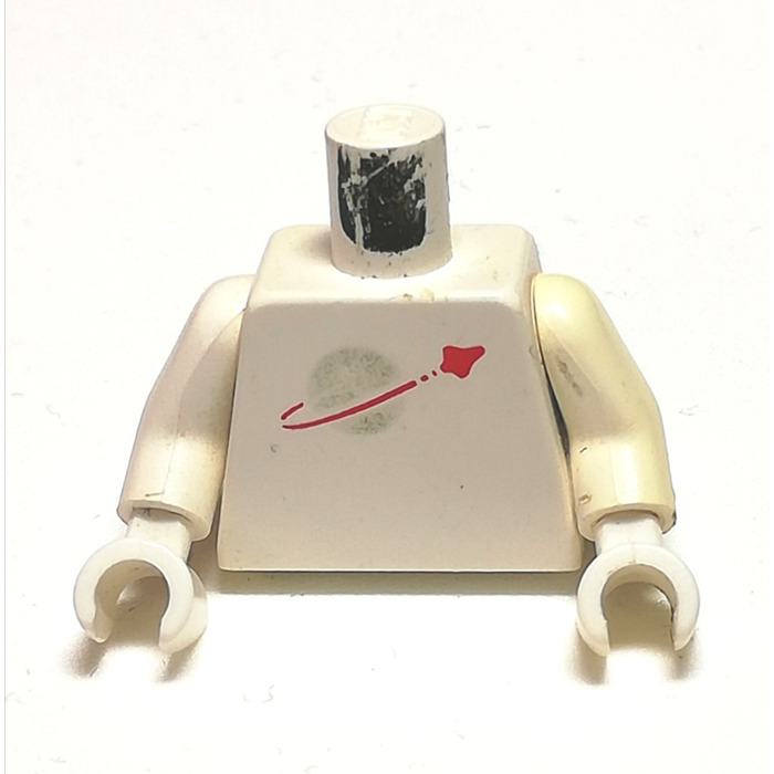 LEGO White Minifig Classic Space Torso (973) | Brick Owl - LEGO Marketplace