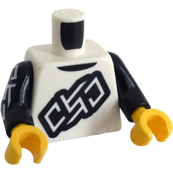 LEGO Minifig Torso Longboarder (973) | Brick Owl - LEGO Marketplace