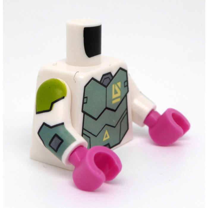 LEGO White Minifig Torso Robot Warrior (973) | Brick Owl - LEGO Marketplace