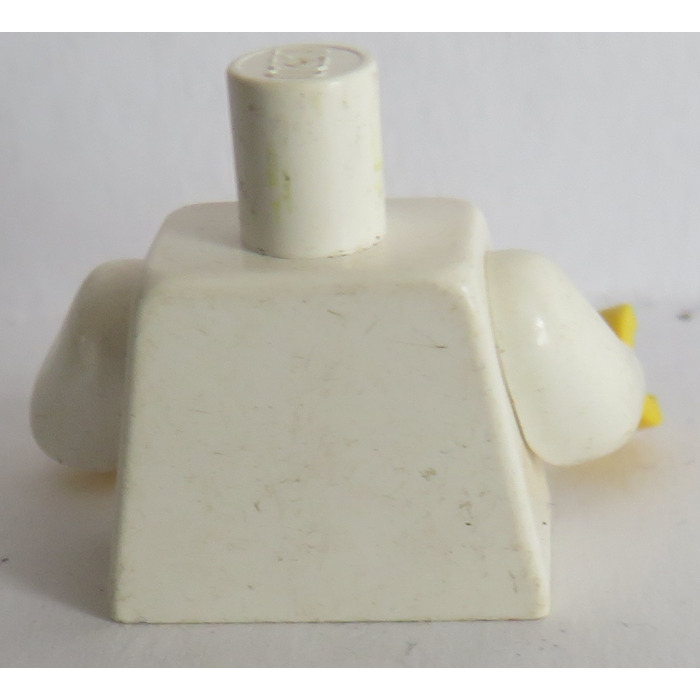 LEGO White Minifig Torso with Large Octan Logo (73403 / 88585) | Brick Owl