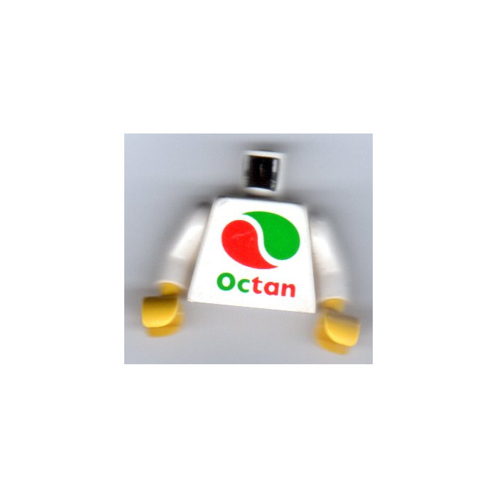 LEGO Minifig Torso with Octan Logo (Reversed Colors) (973) | Brick Owl ...