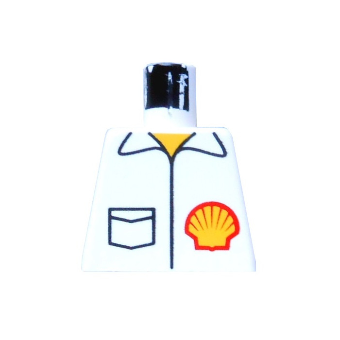 LEGO Minifig Torso without Arms with Shell Logo (973) | Brick Owl ...