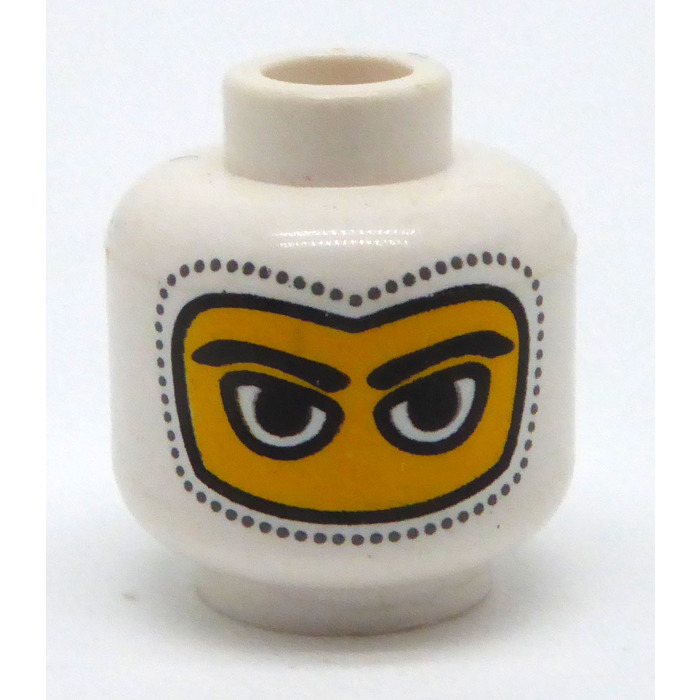 LEGO White Minifigure Head with Balaclava with Large Eyes (45021 / ...