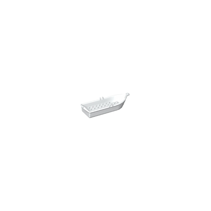 LEGO White Minifigure Row Boat With Oar Holders (2551 / 21301) | Brick ...
