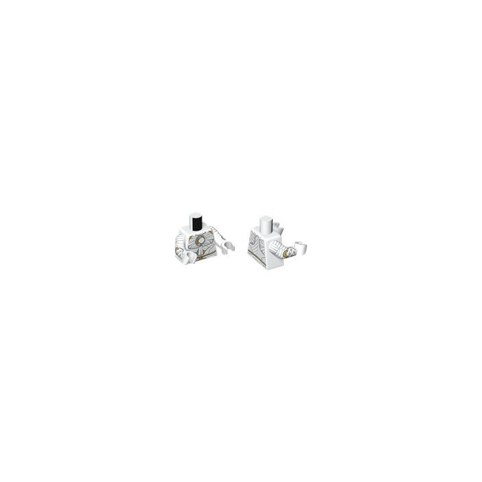 LEGO White Moon Knight Minifig Torso (973 / 76382) | Brick Owl - LEGO Marketplace