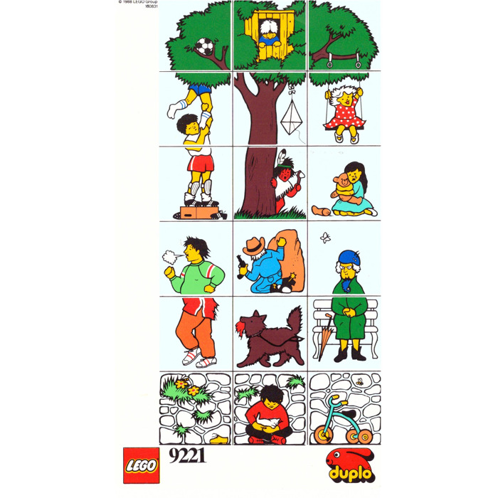 LEGO Mosaic Key Card with Park | Brick Owl - LEGO Marketplace