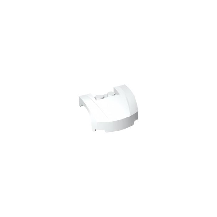 LEGO White Mudgard Bonnet 3 x 4 x 1.3 Curved (98835) | Brick Owl - LEGO ...