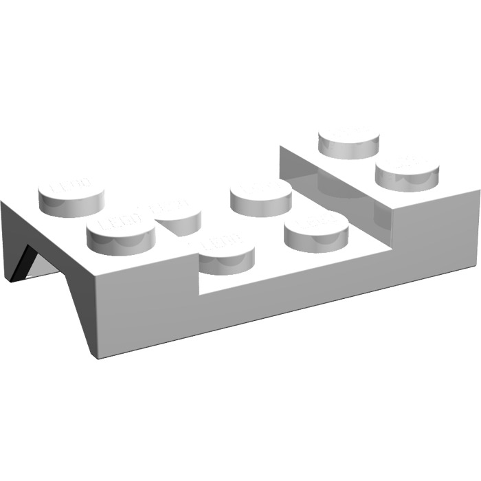 LEGO White Mudguard Plate 2 x 4 with Arch without Hole (3788) | Brick ...