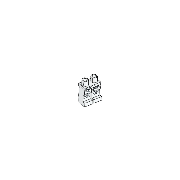 LEGO White Mummy Legs (Glow in the Dark) (10440 / 11509) | Brick Owl