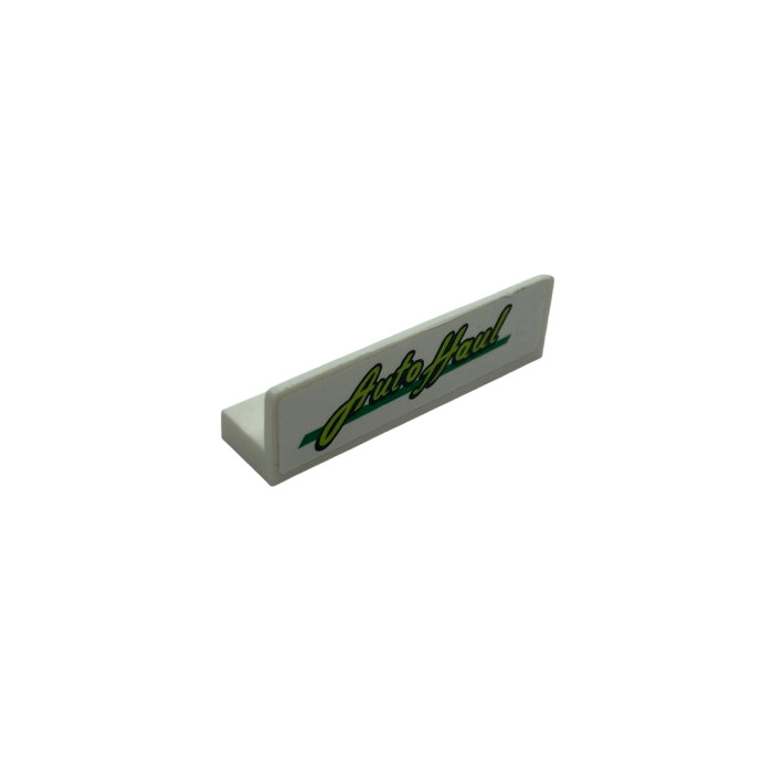 LEGO White Panel 1 x 4 with Rounded Corners with 'Auto Haul' Sticker ...